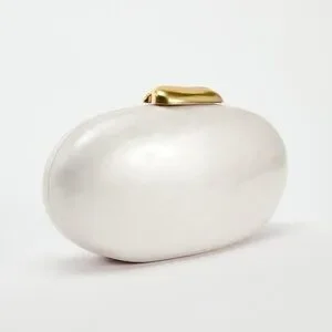 Zara | Bags | Zara Gold Closure Box Clutch | Poshmark
